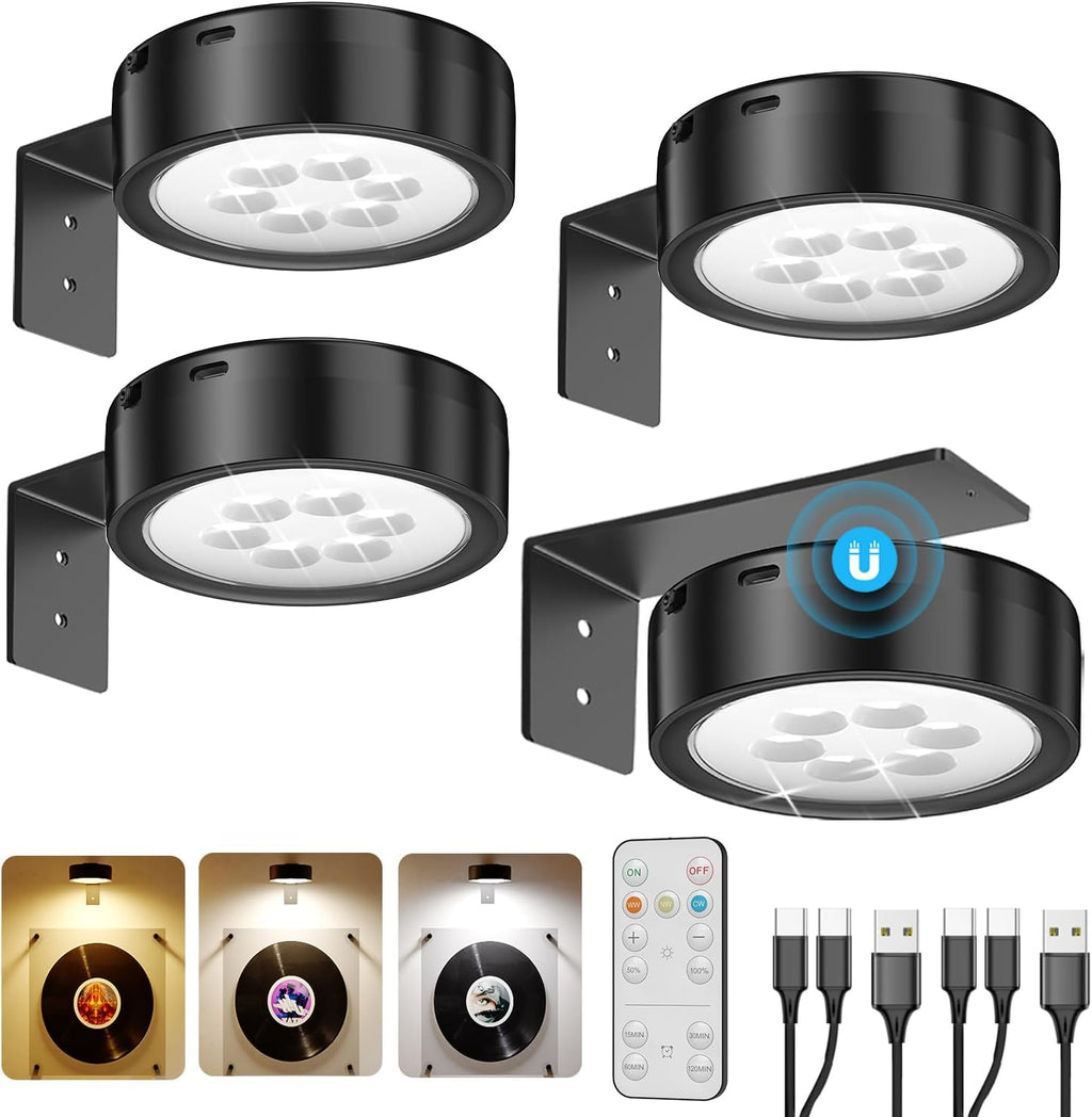 Rechargeable Over Picture Lights for Wall LED Light Paintings Frame ...